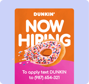#1 Dunkin’ Donuts Hiring Software | Hire Faster with HigherMe